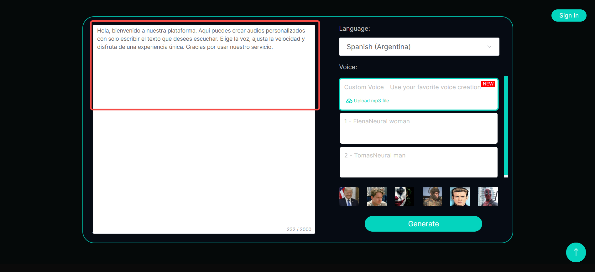 Best 3 Online Spanish Text to Speech Tools in 2025 (Free)